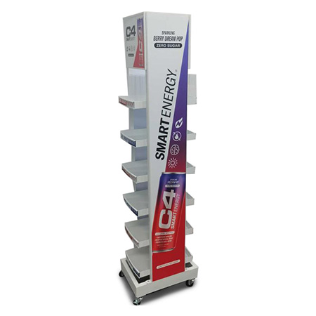 C4 Metal Rolling Display - MRL Promotions
